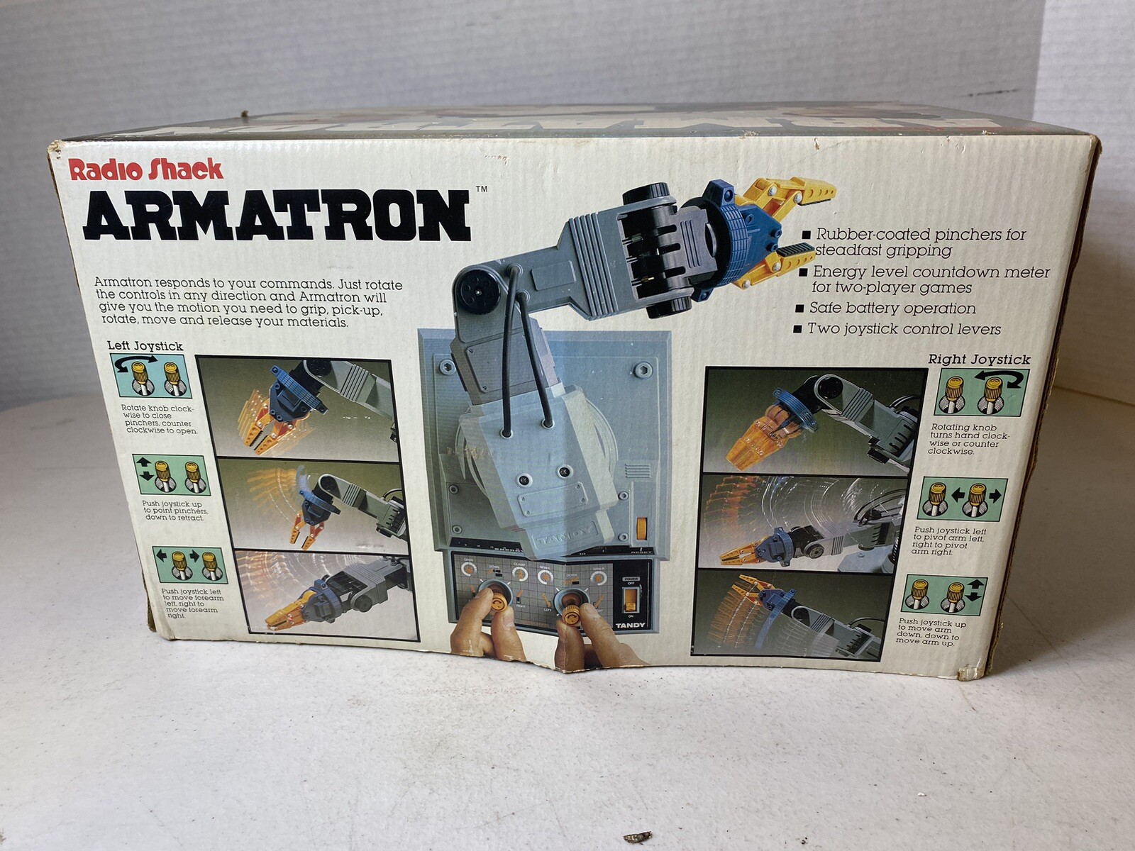 Radio Shack No. 60-2364 Armatron box only vintage mechanical toy 5B96 ...
