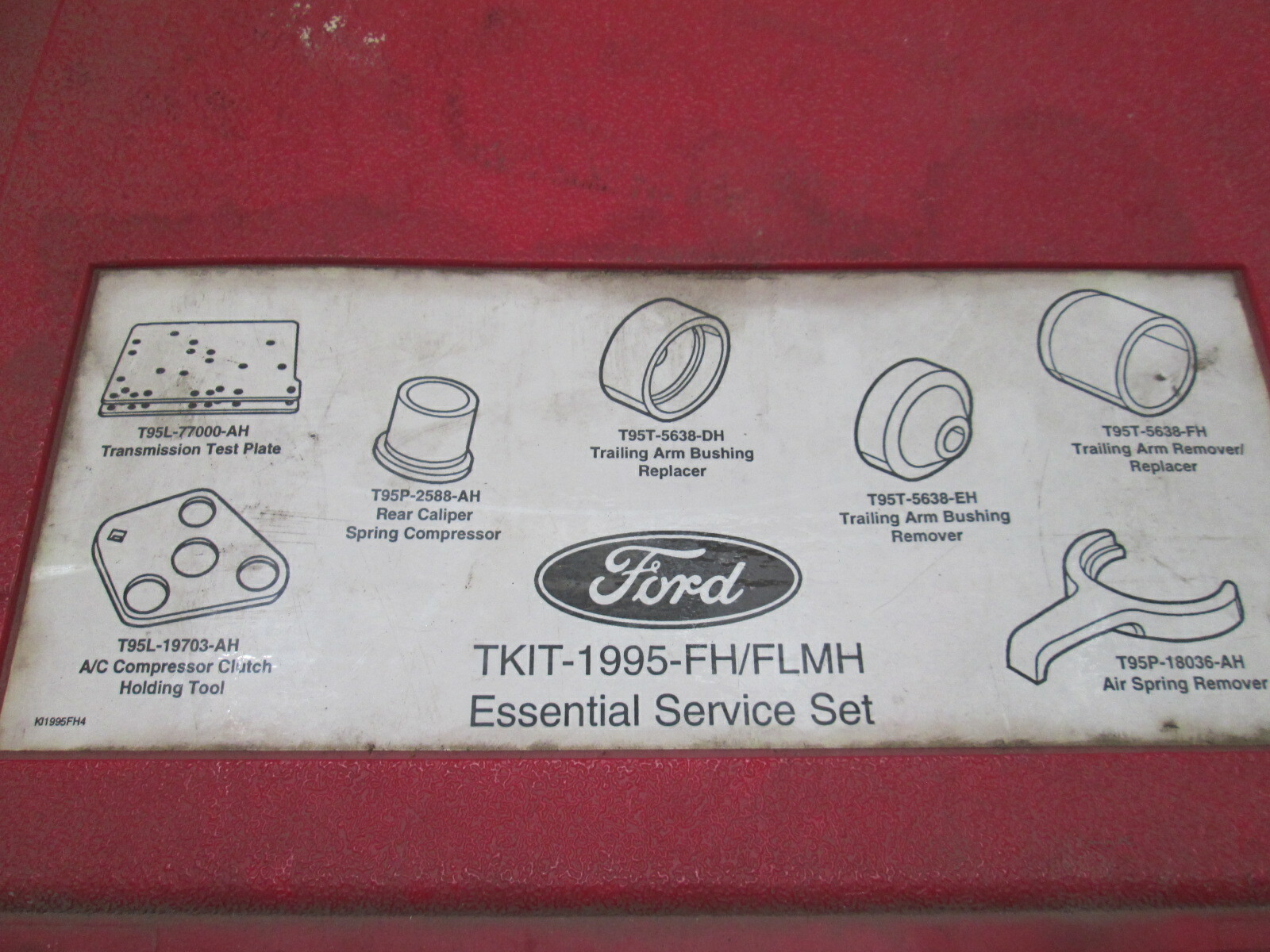 Ford Rotunda Special Service Tools Set Automotive TKIT-1995-FH/FLMH car ...