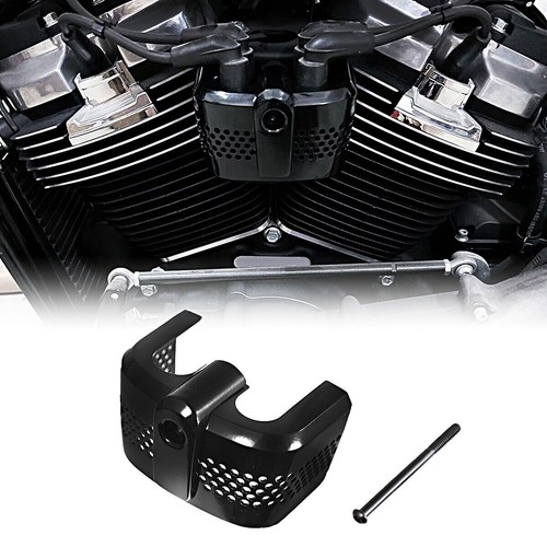 Black Ignition Coil Cover For Harley Softail Fatboy Street Bob Breakout ...
