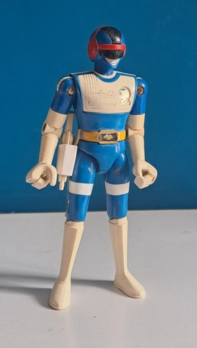 Figurine Bioman 1984 Force bleue blue Power Rangers action figure Popy ...