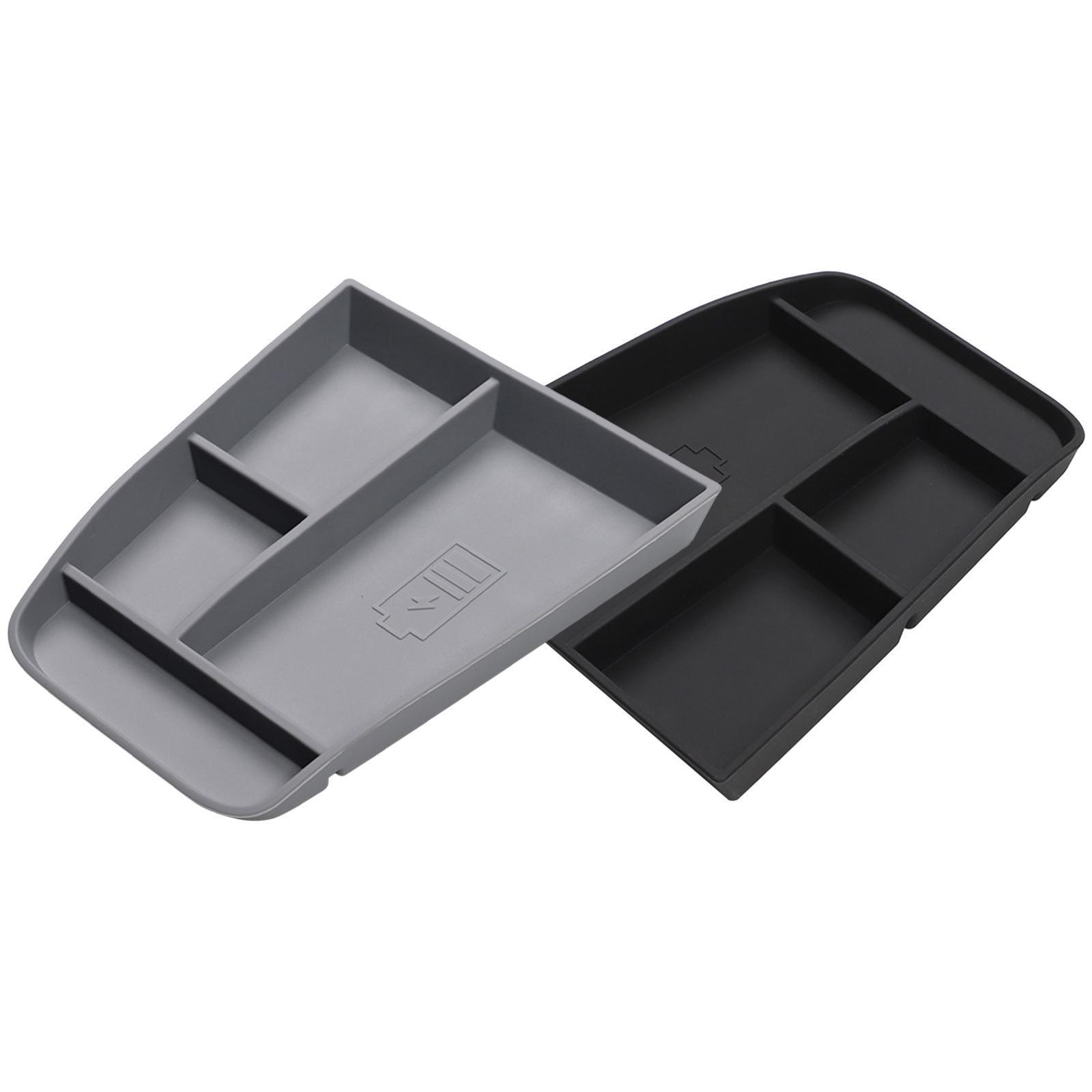 Automobile Silicone Armrest Storage Box Insert Tray Interior ...