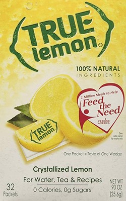 True Lemon Crystalized Lemon, 32 Packet Box | eBay