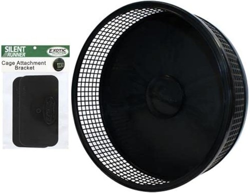 Silent Runner Pro | Sugar Glider Exercise Wheel (Black Black with ...