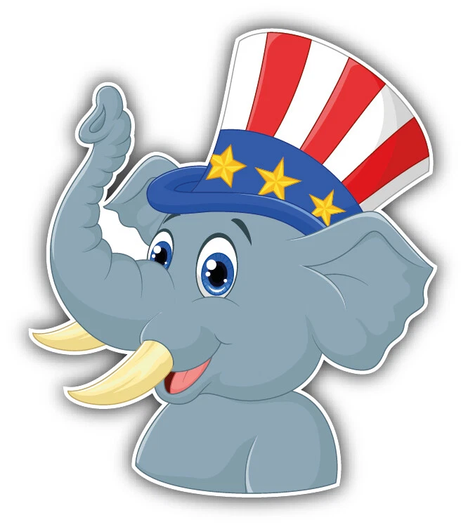 Republican Bumper Stickers Elephant