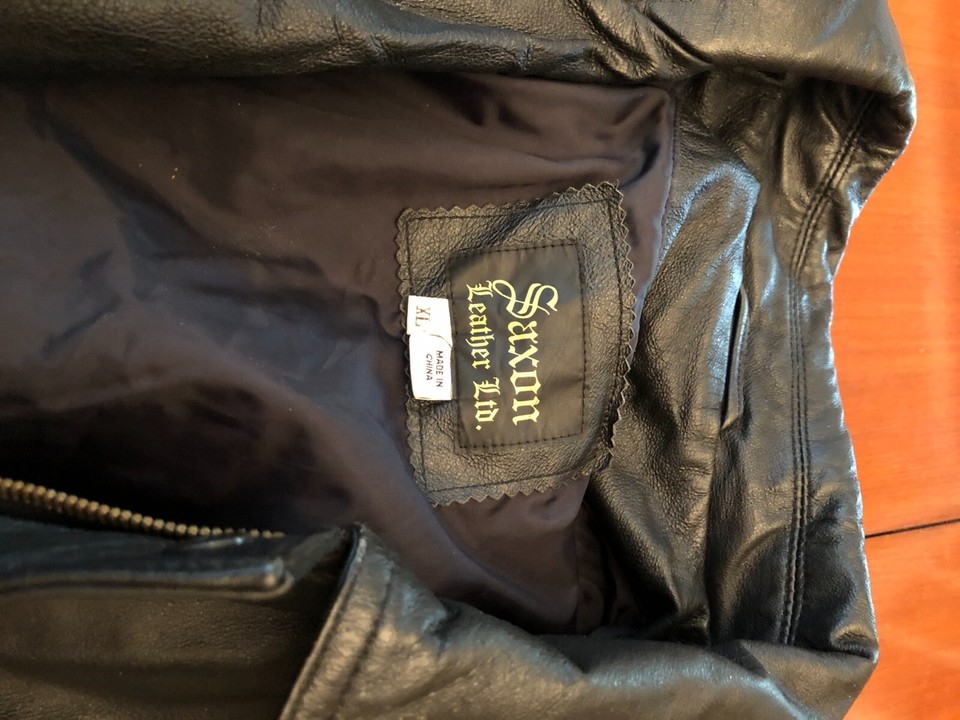 Saxon Leather Ltd Jacket | eBay
