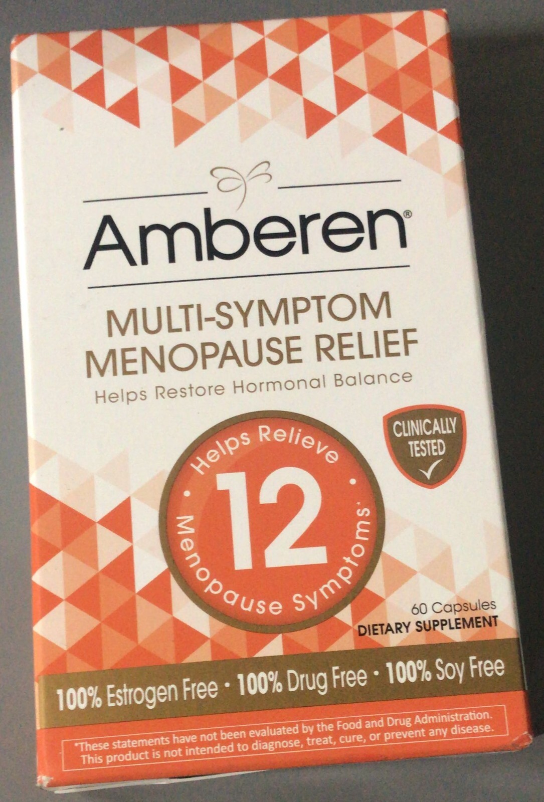 Amberen Multi-Symptom Menopause 12 hours Relief 60 caps Exp.11/2025 ...