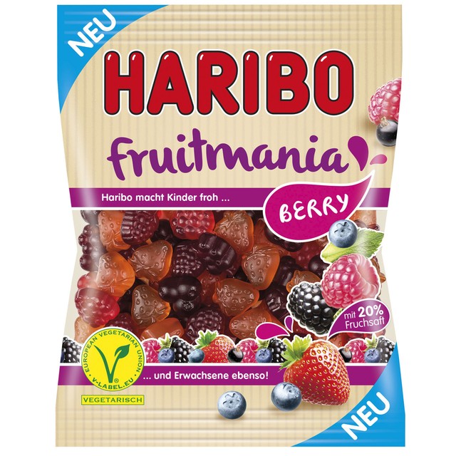 Haribo FRUITMANIA BERRY gummy bears -175g -FREE SHIPPING | eBay