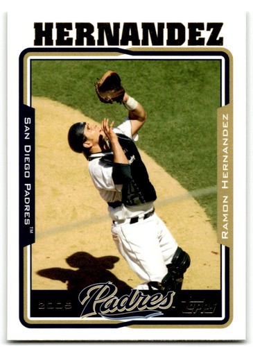 2005 Topps Ramon Hernandez San Diego Padres #424 | eBay