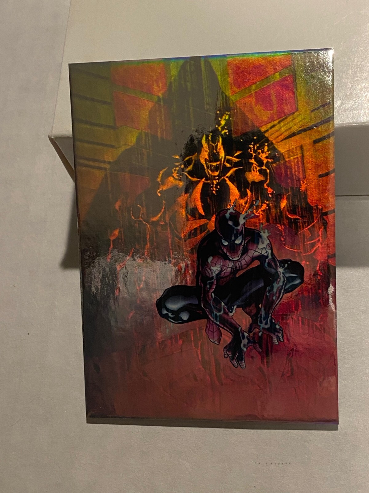 2017 Fleer Ultra Spider-Man Holoblast Hologram HH01 HH1 SM vs VENOM 1: ...