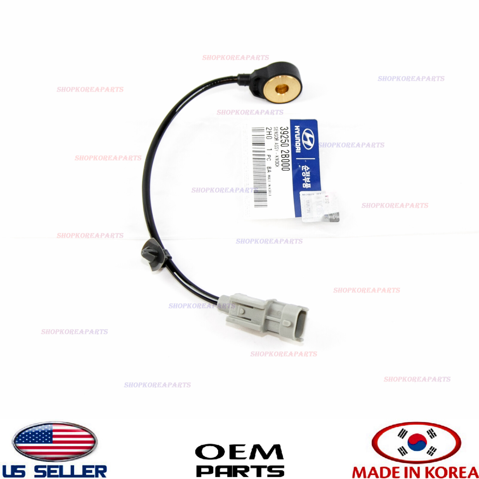 Genuine Knock Sensor ⭐ OEM ⭐ 1.6L Hyundai Veloster Kia Rio Soul 2010 ...