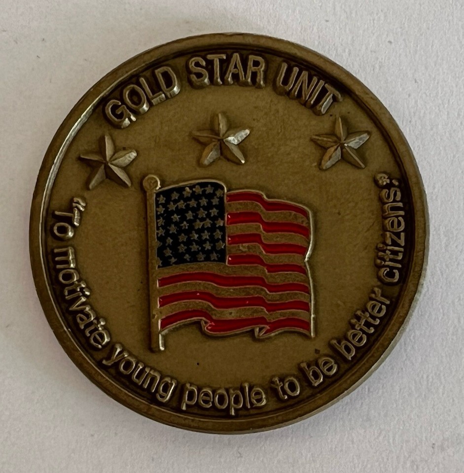 US Army JROTC Challenge Coin 1991 To 2005 Gold Star Unit | eBay