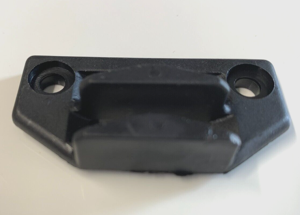 Wide Polyplastic Window Catch Plate Black Plastic Caravan Motorhome ...