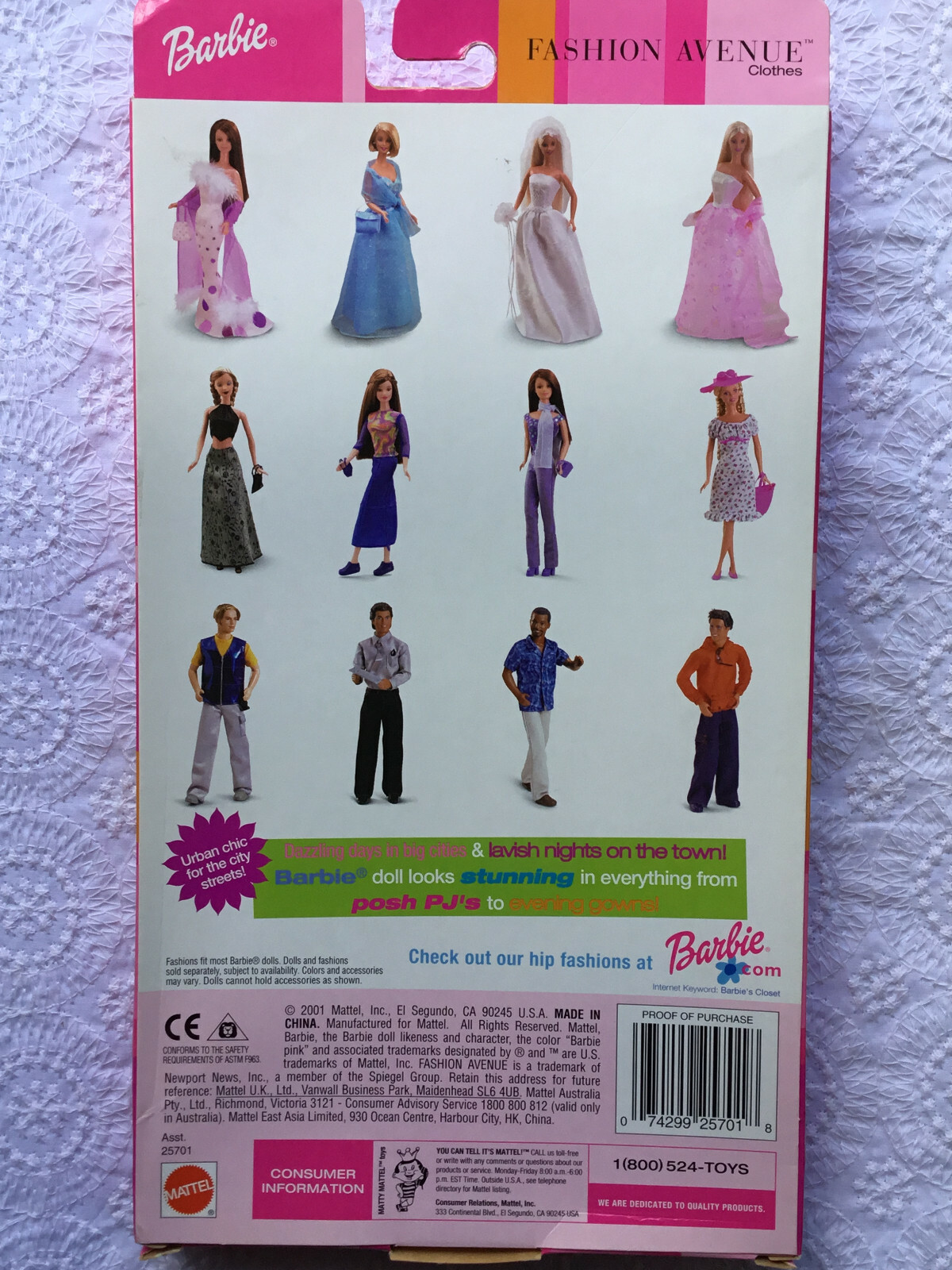 Barbie Fashion Avenue Metro Soho Scene Accessories 2001 Mattel for sale ...