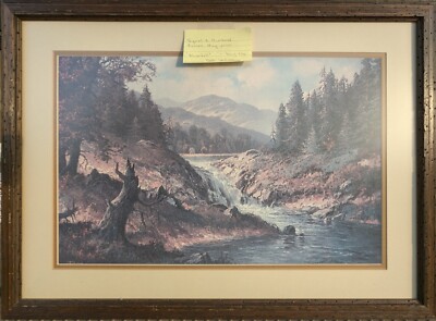 RUSSELL MAY FRAMED PRINT - WATERFALLS | eBay