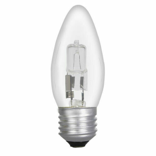 Energizer Halogen Candle Bulbs 20w = 25w 33W = 40W 48w = 60 WATT BC B22 ...
