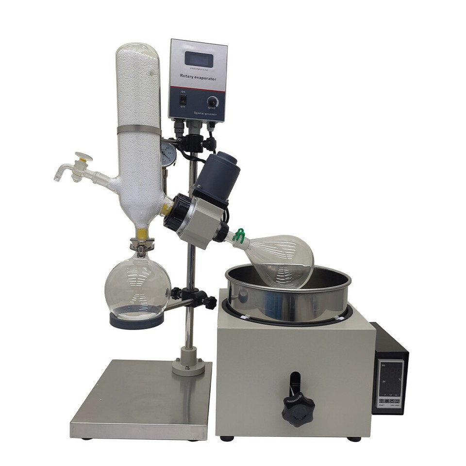 110V 2L Rotary Evaporator Rotavapor Lab Equipment with Digital Heating ...
