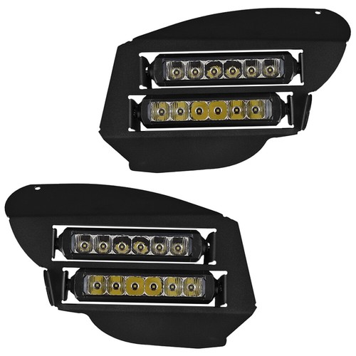 Dual Wide 8" LED Headlights for 2008 Honda Rancher TRX420 OBS Plug N ...