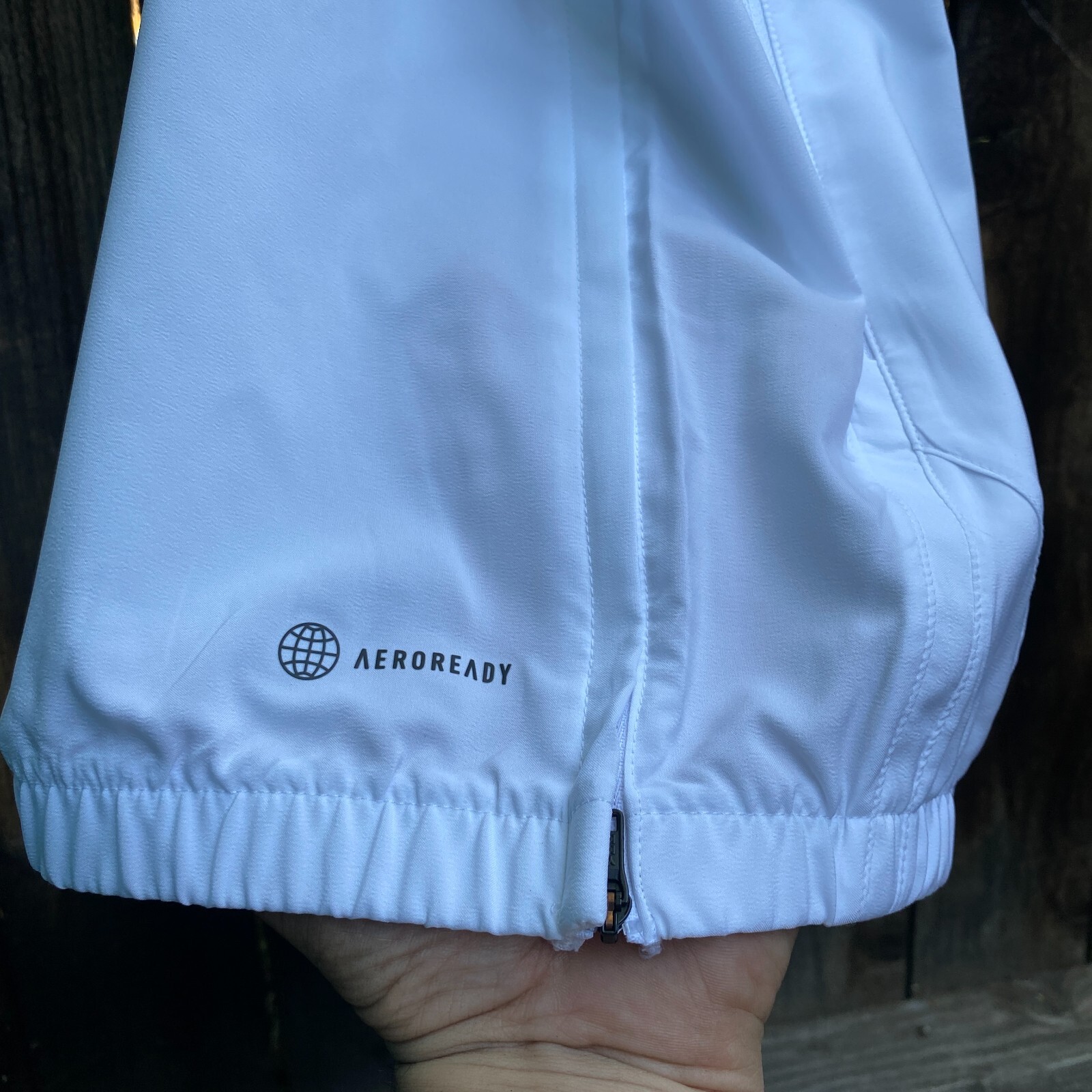 Adidas Mens Golf Windbreaker Shirt Top Short Sleeve Pullover Stadium ...