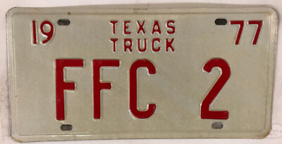 Vanity FFC license plate Frank Francis Filip Fernando Felix Frederick ...