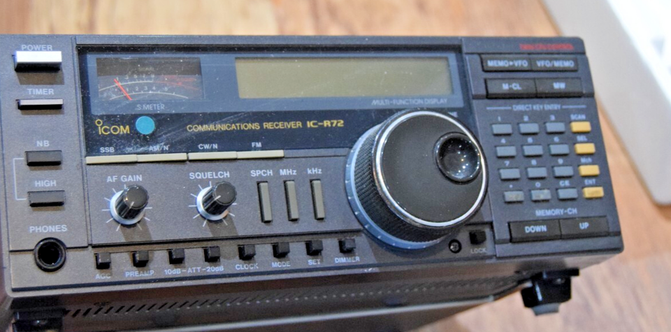 ICOM IC-R72 Communications Receiver Vintage Retro RARE | eBay UK