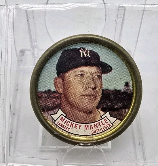 1964 Topps Coins Baseball MICKEY MANTLE New York Yankees #120 Sharp ...