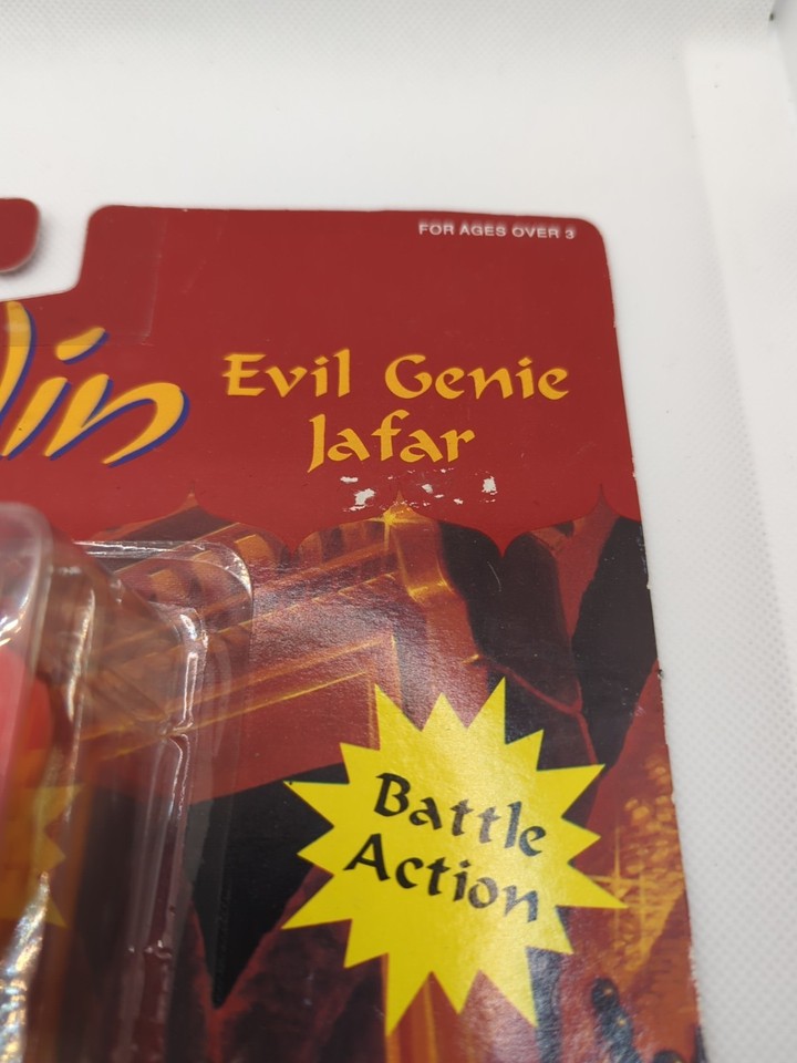 Disney's Aladdin Evil Genie Jafar Action Figure Mattel 1993 *SEALED ...