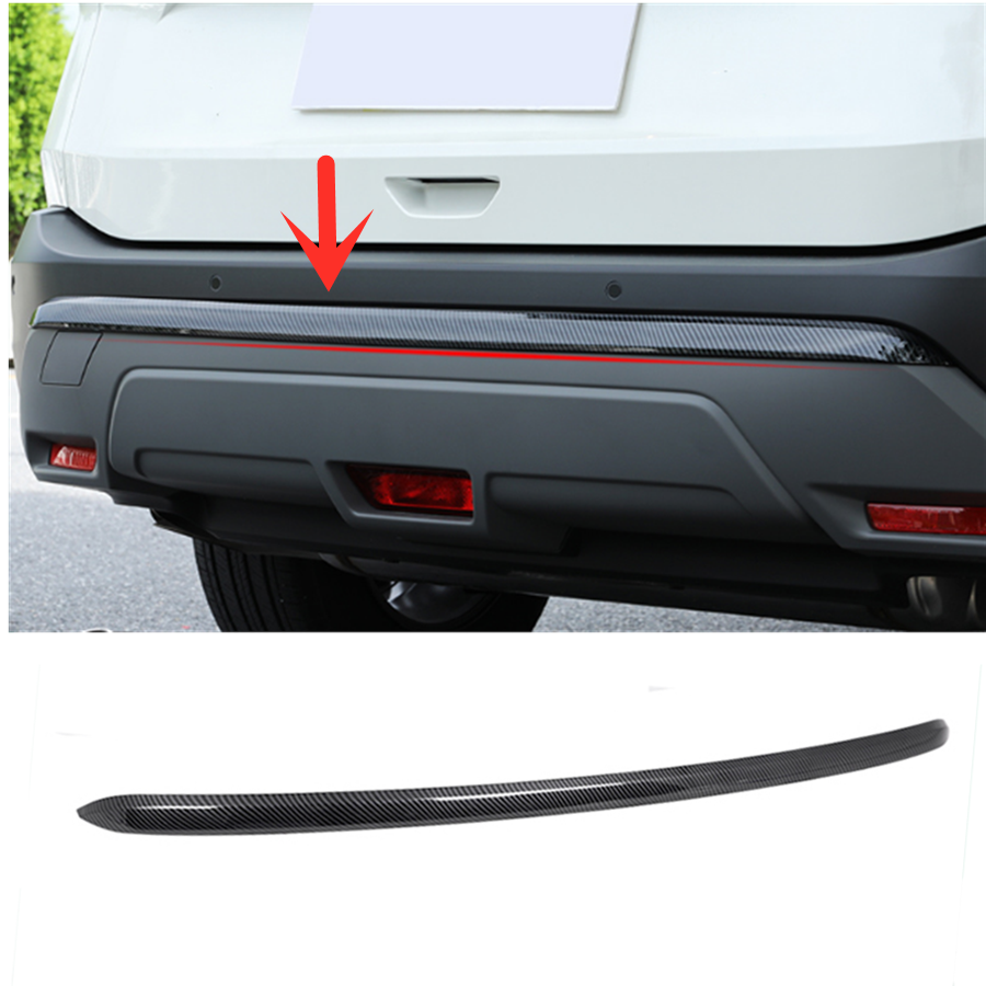 For Nissan Rogue 2021-2023 Carbon Fiber Rear Bumper Lower Protector ...