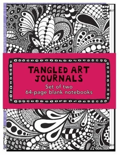 Tangled Art Journals : Set of Two 64-Page Blank Notebooks by Margaret ...