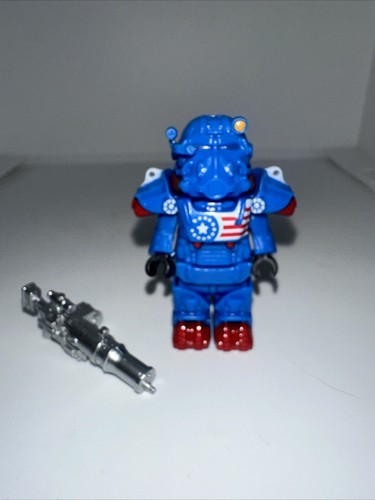 Custom Lego Fallout Power Armor Mini Figure Patriotic Paint | eBay