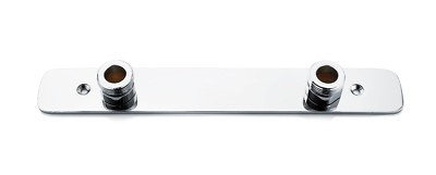 EXPOSED SHOWER WALL MOUNT PLATE THERMOSTATIC MIXER BAR VALVE FIXING ...