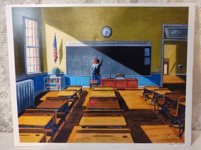 Gary W. Rowley "After School - I Will Not Talk In Class" Art Print 11"x ...