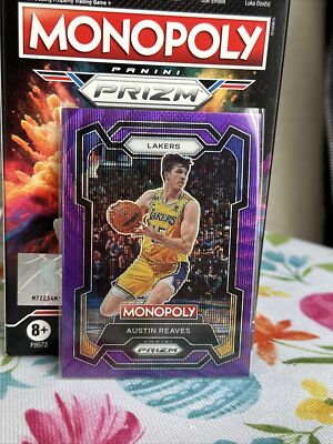 2023-24 Prizm Monopoly Austin Reaves Purple Wave Parallel #42 Lakers | eBay