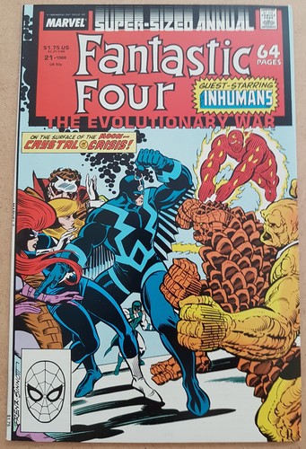 Fantastic Four Annual #21 (Vol 1) - Evolutionary War - MARVEL - 1988 ...