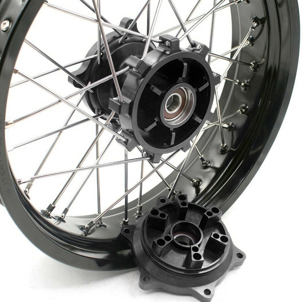 KKE 17" Motard Wheels Tires Set for Suzuki DR650SE 1996-2024 Supermoto ...