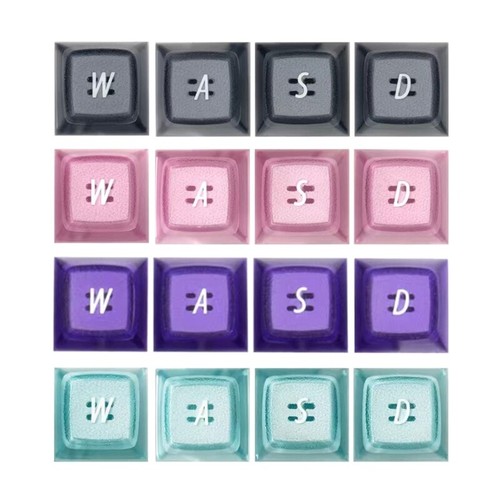 4PCS WASD Key ABS EMA Profile Keycap DoubleShots for Mechanical ...