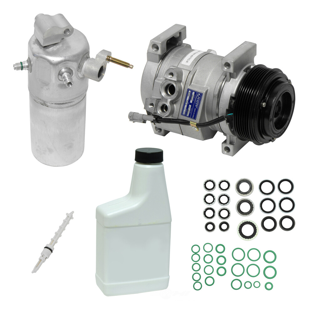 A/C Compressor Kit-Base, VIN: 6, DIESEL, Eng Code: LMM, Turbo UAC KT ...