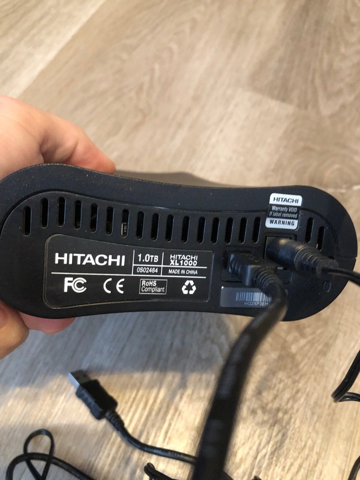 Hitachi XL1000 1TB External Portable Hard Drive HDD Fully Tested with ...