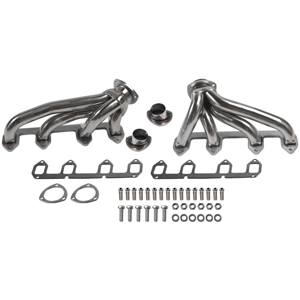 Stainless Shorty Hugger Exhaust Headers For Ford Big Block FE 330/360 ...