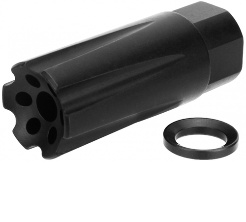 9mm Linear Comp Muzzle Brake Compensator 1/2x28 TPI USA Made Steel ...