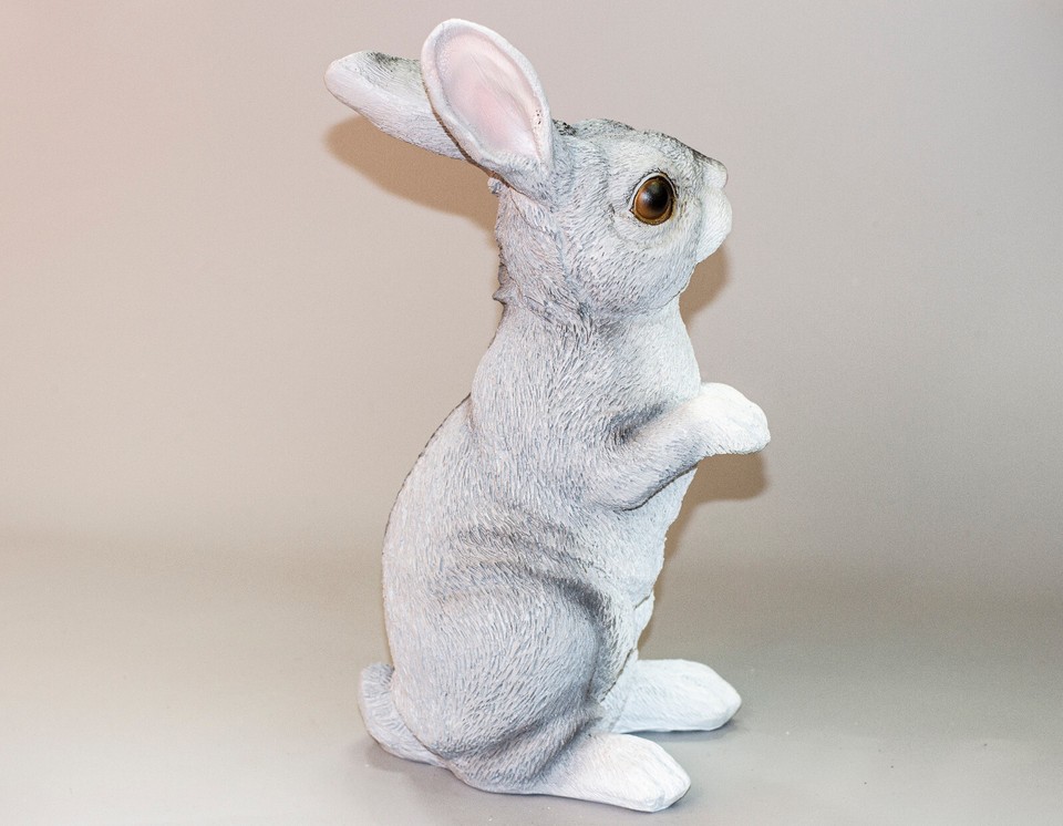 Animal Piggy Bank Large Rabbit Unusual Coin Box Sculpture Keepsake ...