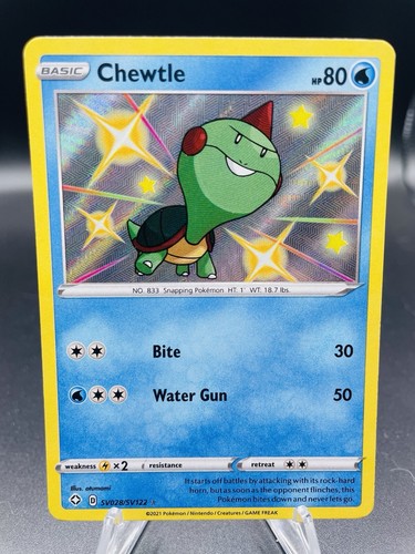 Pokemon Chewtle SV028 Shining Fates Shiny Vault Ultra Rare Holo MP | eBay