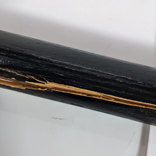 Game Used MLB Bat Ash c243 Prime Louisville Slugger Cracked 33.5 511619 ...