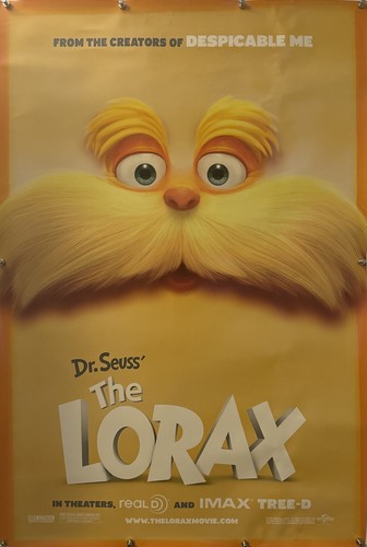 DR. SEUSS' THE LORAX Original One Sheet Movie Poster - 2012 | eBay