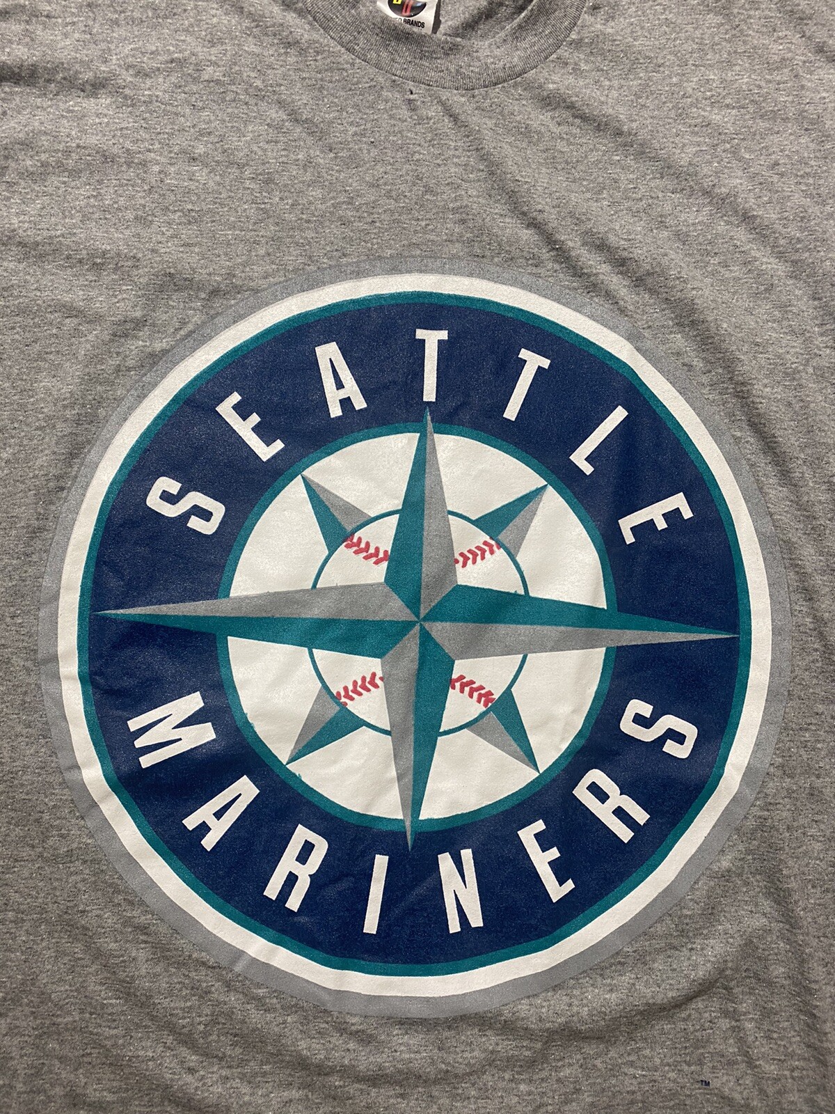 Vintage SEATTLE MARINERS COMPASS ROSE OSFA SINGLE STI… - Gem