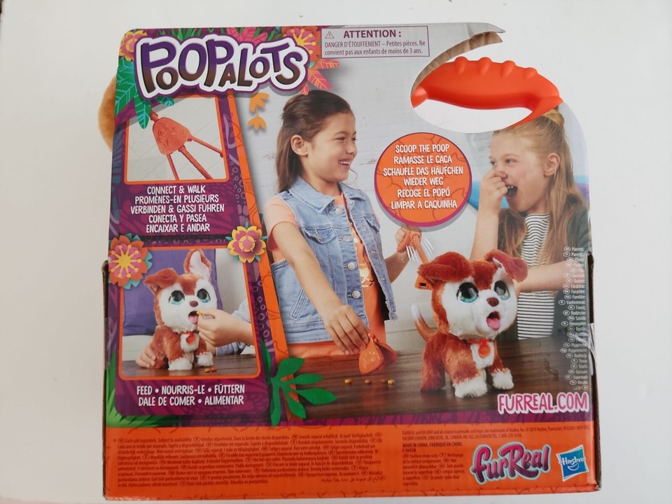 FurReal Poopalots Pup Puppy Dog Feed Walk Poop Hasbro Toy With Lease ...