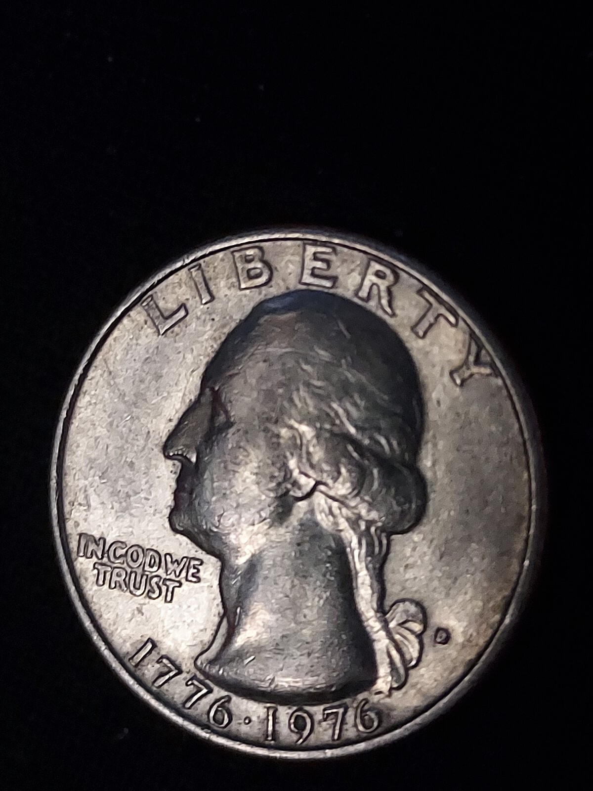 Rare US 1776-1976 D Bicentennial Quarter, filled Mint Mark | eBay