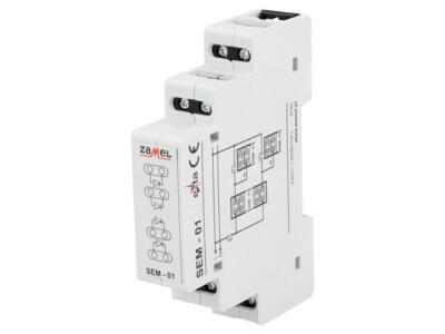 SEM-01 converter: signal separator DIN IP20 90x17.5x66mm -20-45°C ZAMEL ...