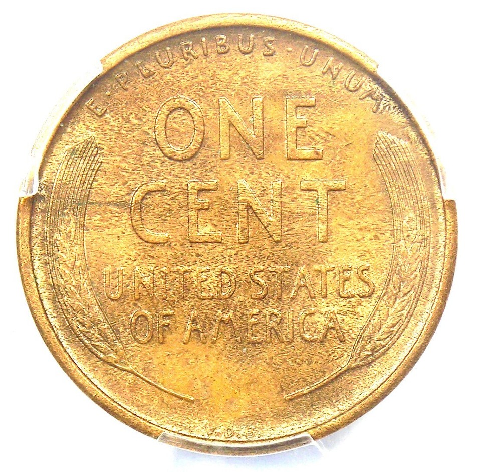 1909-S VDB Lincoln Wheat Cent 1C Penny Coin - PCGS Uncirculated Details ...