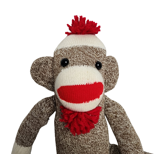 TY Socks The Sock Monkey Bean Bag Plush Stuffed Animal 2012 w/ Tag *See ...
