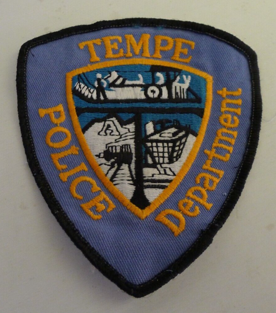 Tempe Arizona Police Uniform Patch - 1980s? Vintage | eBay